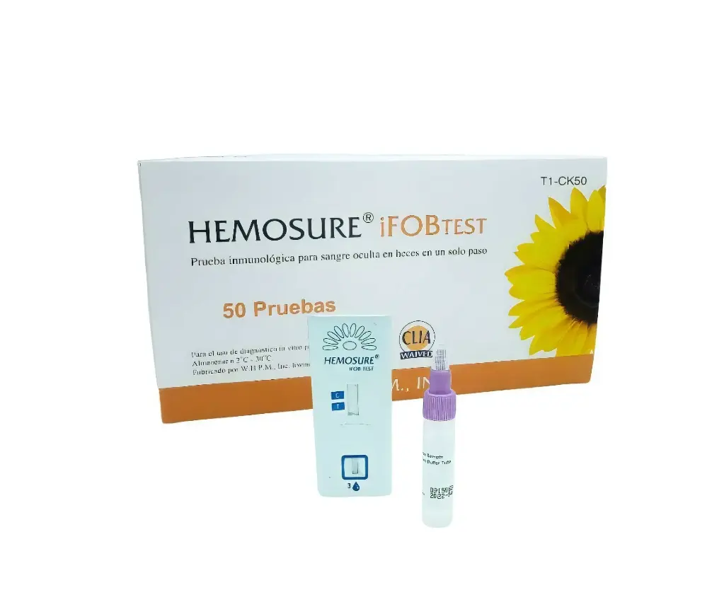 🧪 Hemosure® iFOBtest – Prueba Inmunológica de Sangre Oculta en Heces